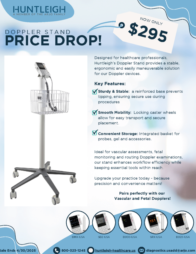 Dopplex® D900 Doppler - Huntleigh Healthcare - US