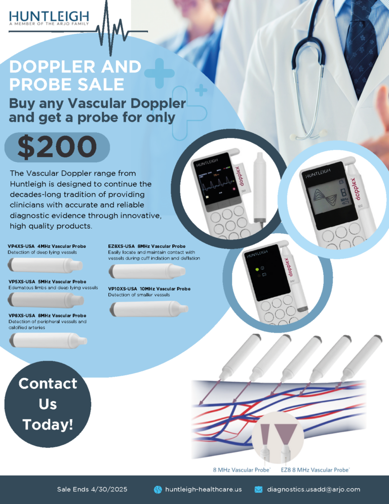 Dopplex® D900 Doppler - Huntleigh Healthcare - US