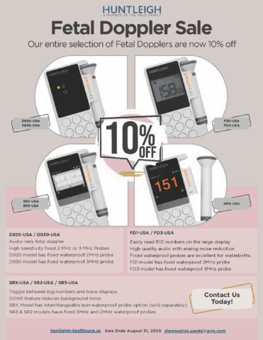 Sonicaid FD1 & FD3 Fetal Doppler - Huntleigh Healthcare - US