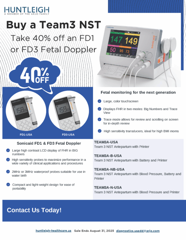 Sonicaid Team3 NST - Huntleigh Healthcare - US